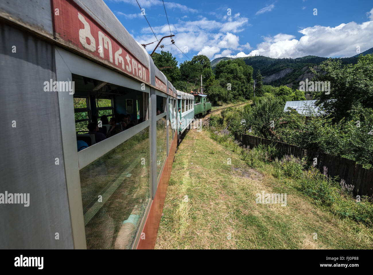 old narrow gauge railway from Borjomi to Bakuriani called "Kukushka ...