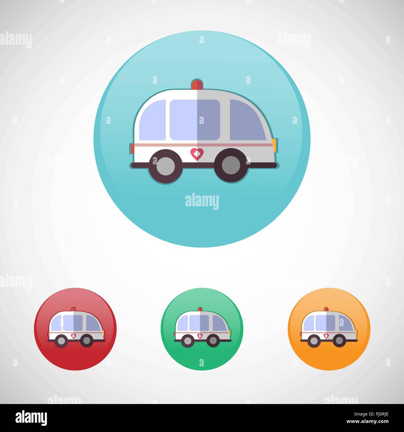 Ambulance car. Healthcare. Digital background medical vector icon set ...