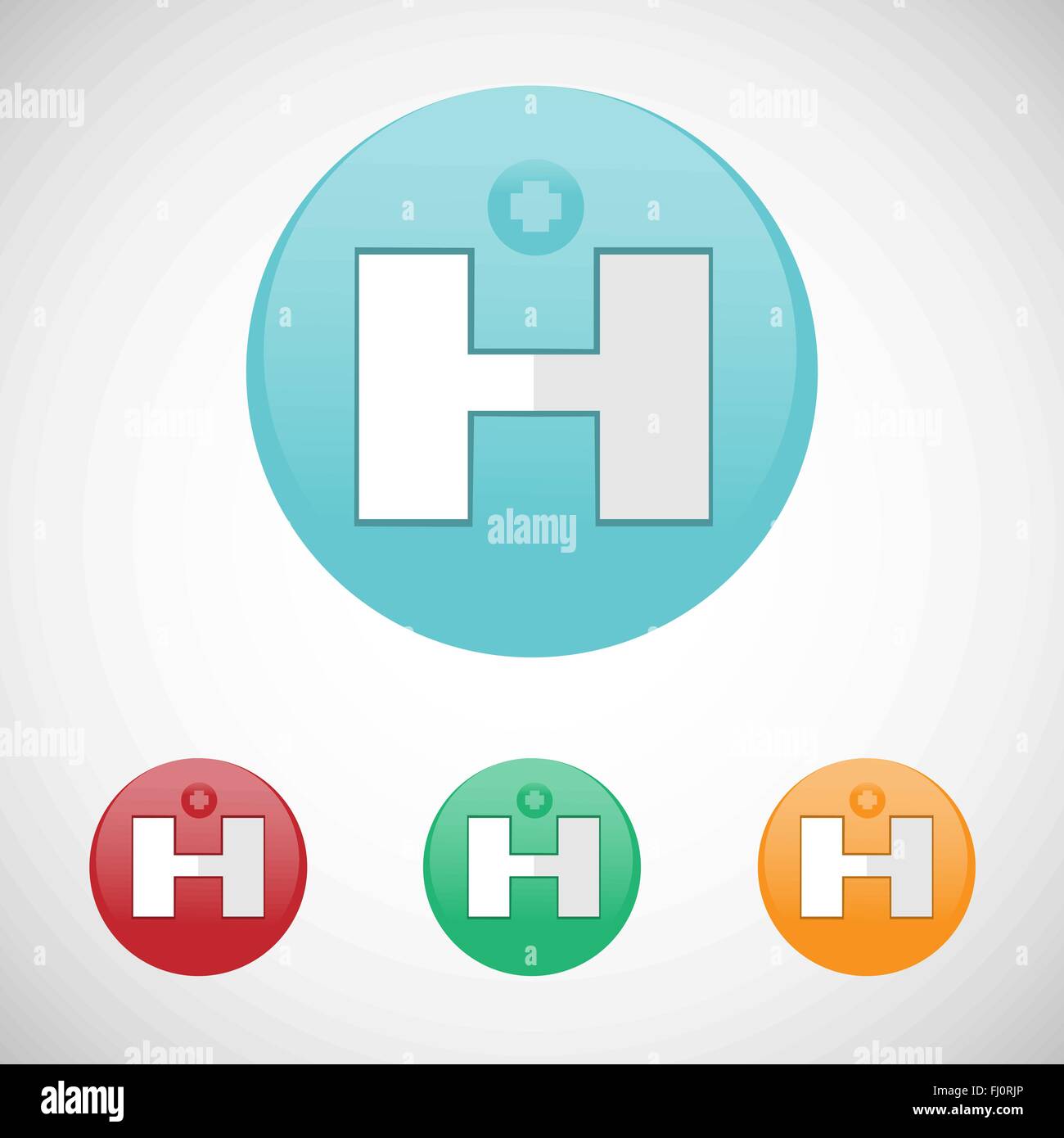 Map Symbols Hospital Stock Vector Images - Alamy