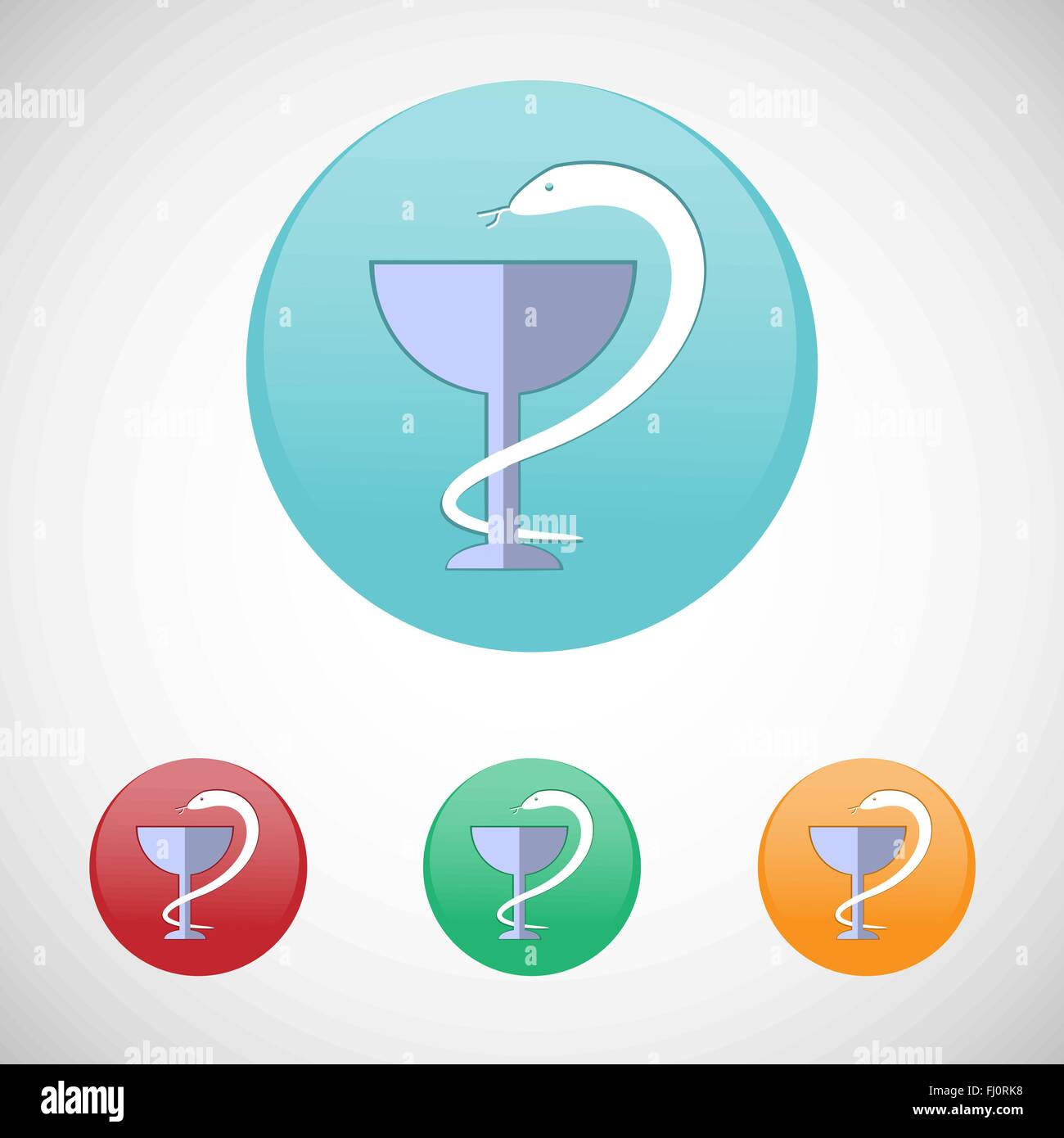 Medicine logo. Pharmacy symbol. Snake and cup. Healthcare. Digital ...