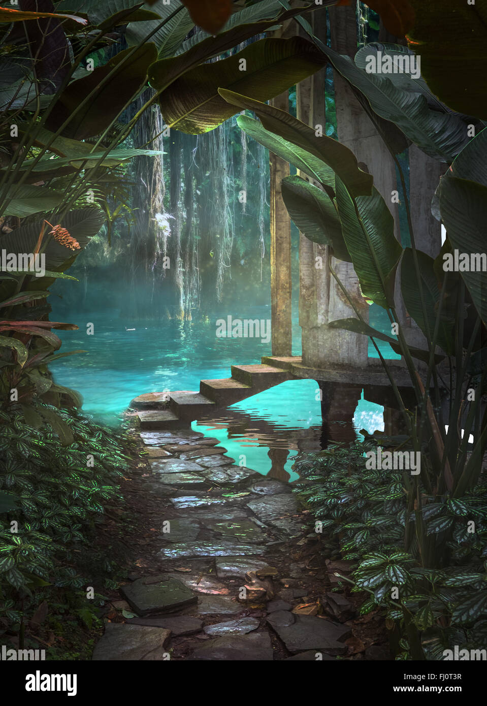 Jungle path hi-res stock photography and images - Alamy