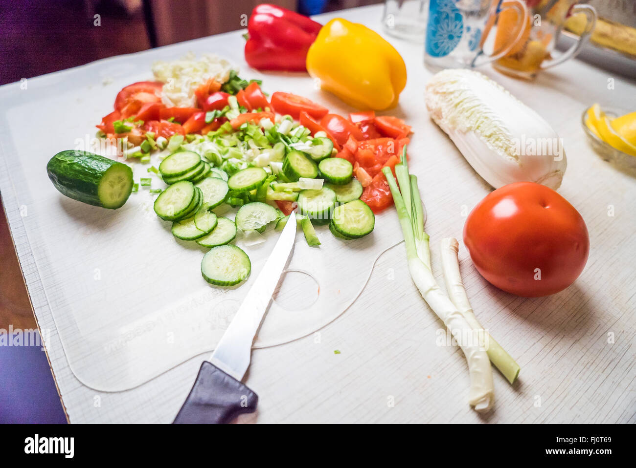 vegetables in the kitchen Stock Photo - Alamy