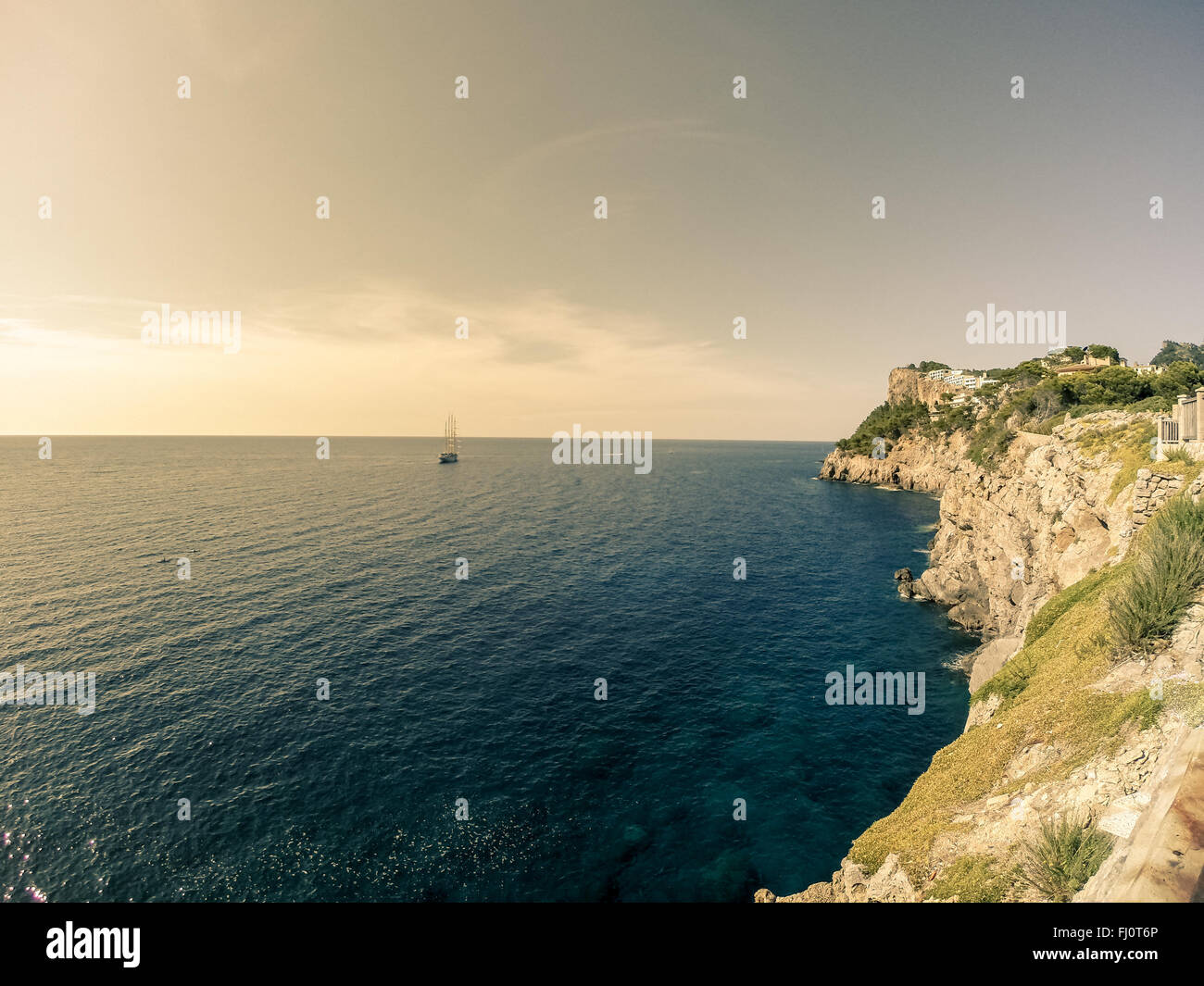 Beautiful landscape of Mallorca island, Spain Stock Photo - Alamy