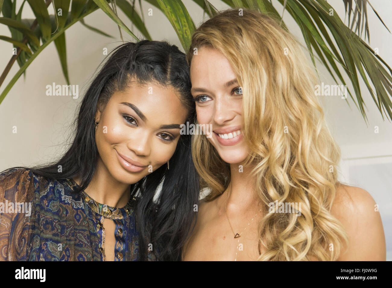 Sports Illustrated Press Conference with swimsuit models Chanel Inman ...
