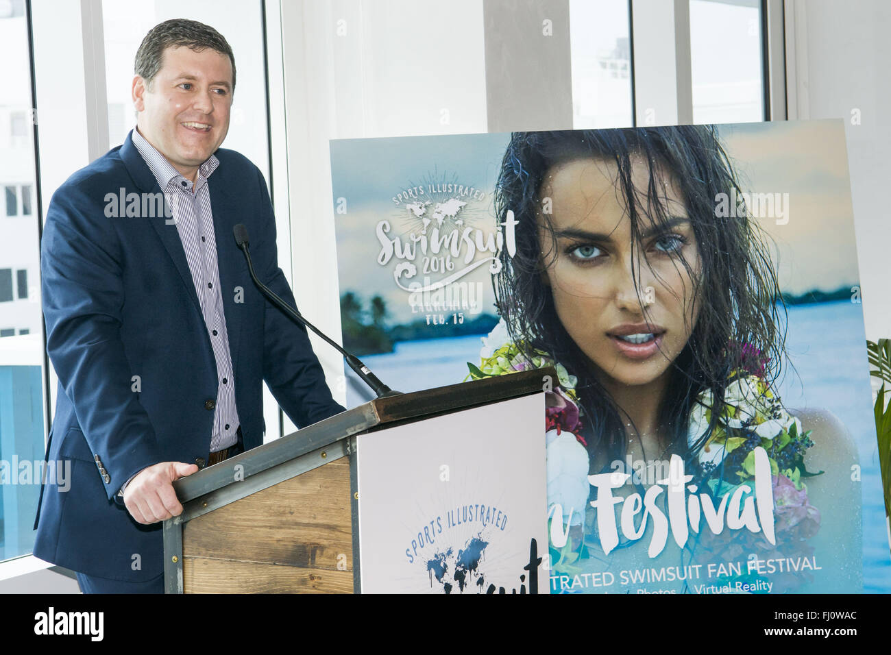 Sports Illustrated Press Conference with swimsuit models Chanel Inman ...