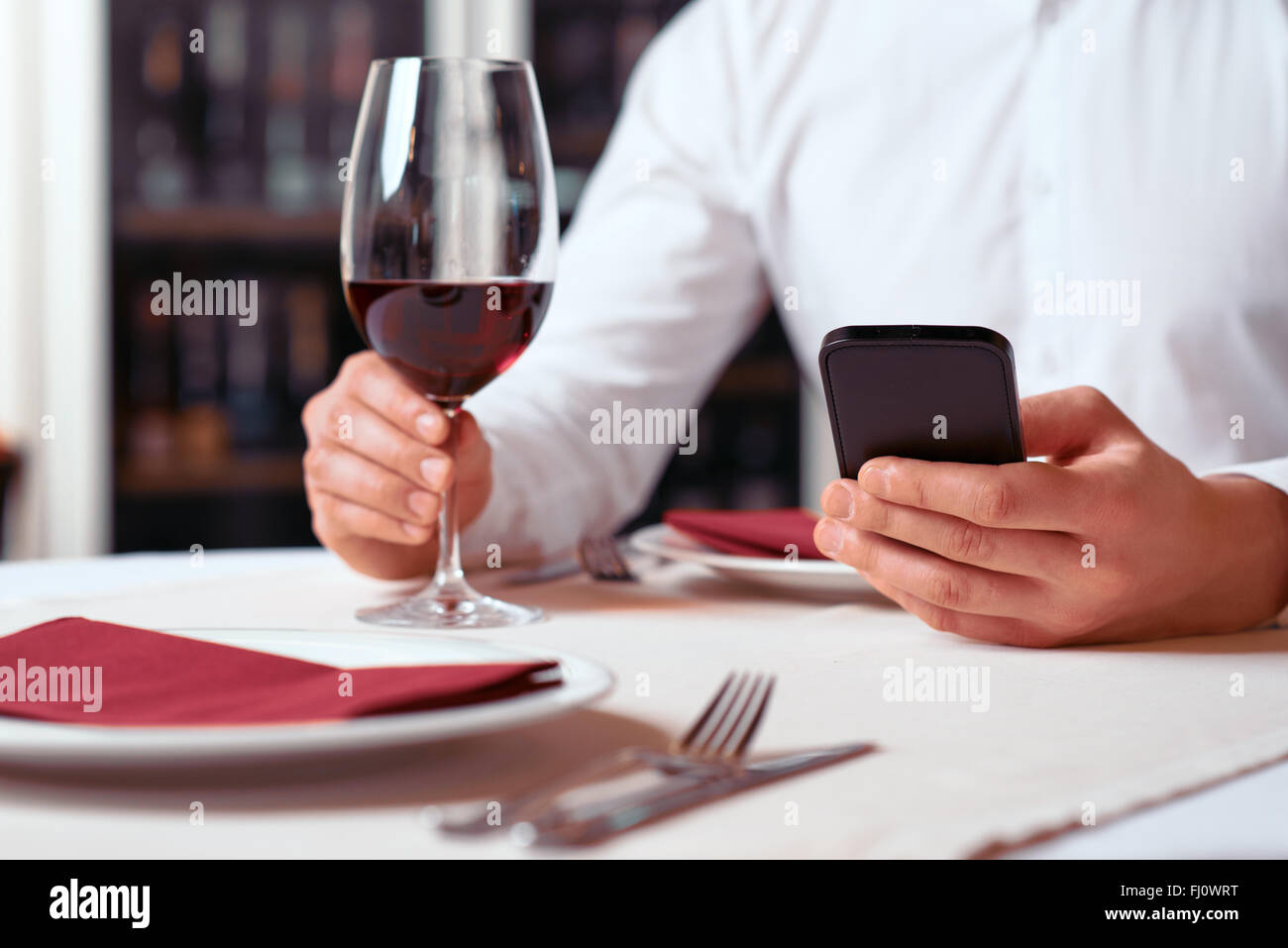 Pleasant relaxing in the restaurant Stock Photo - Alamy