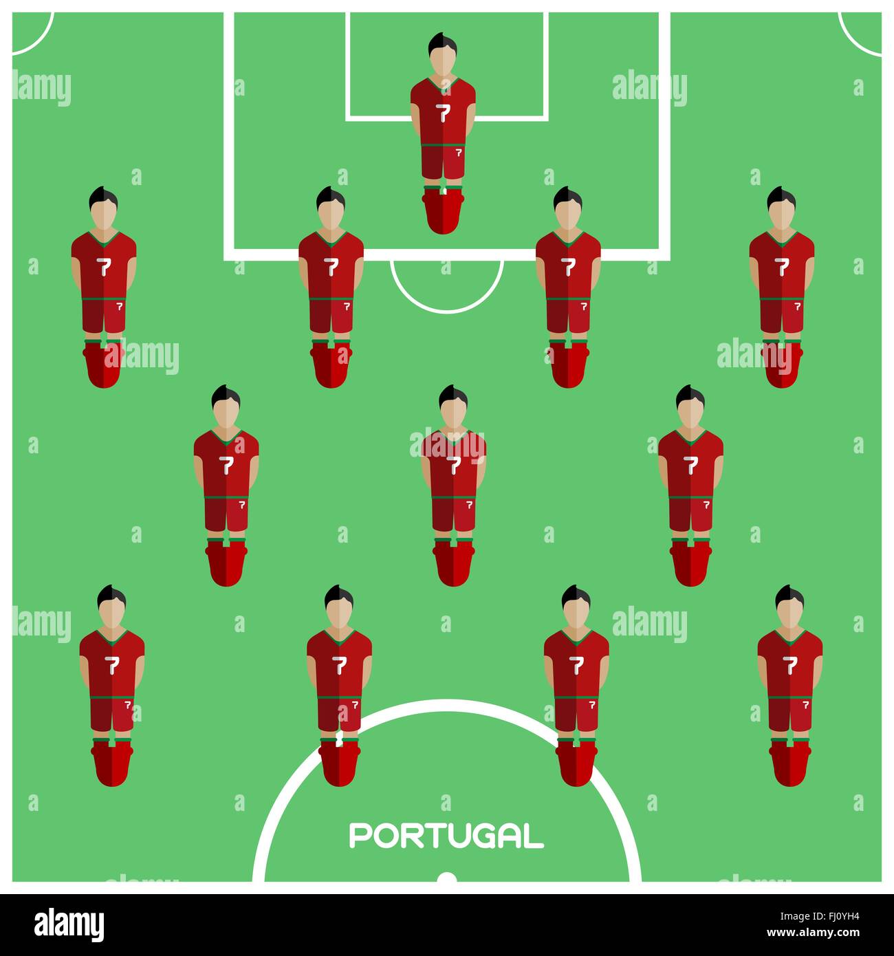 Soccer playground portugal Stock Vector Images - Alamy