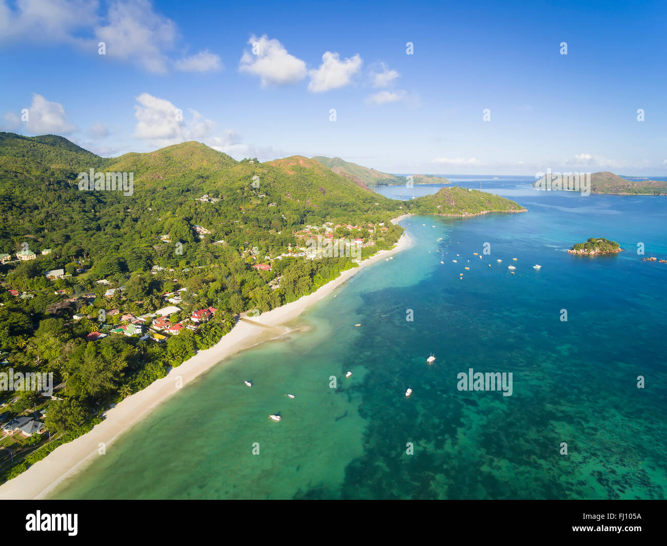 Seychelles, Praslin, Anse Volbert, Anse Volbert Village, Chauve Souris ...
