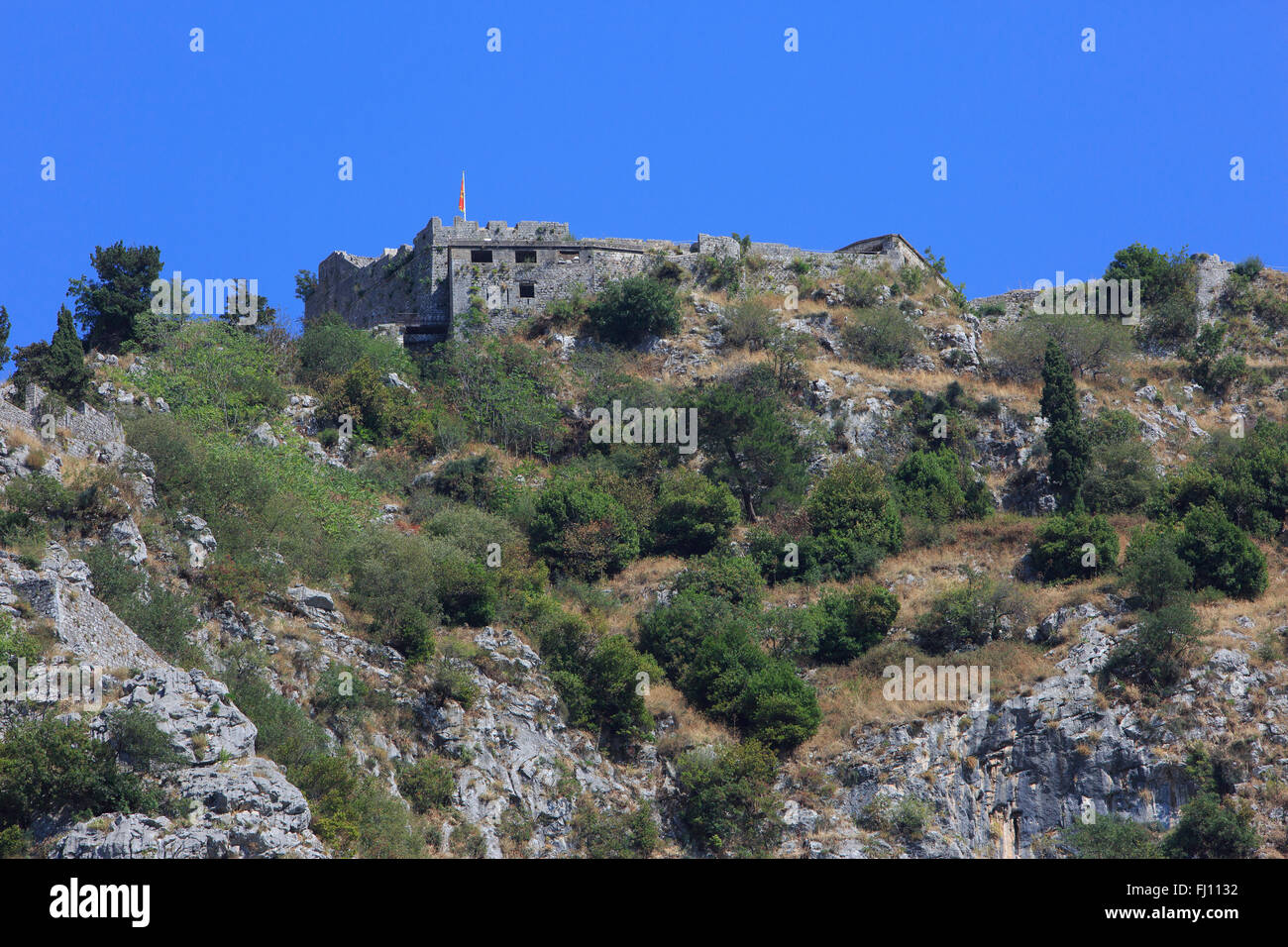 Saint John's Castle in Kotor, Montenegro Stock Photo - Alamy