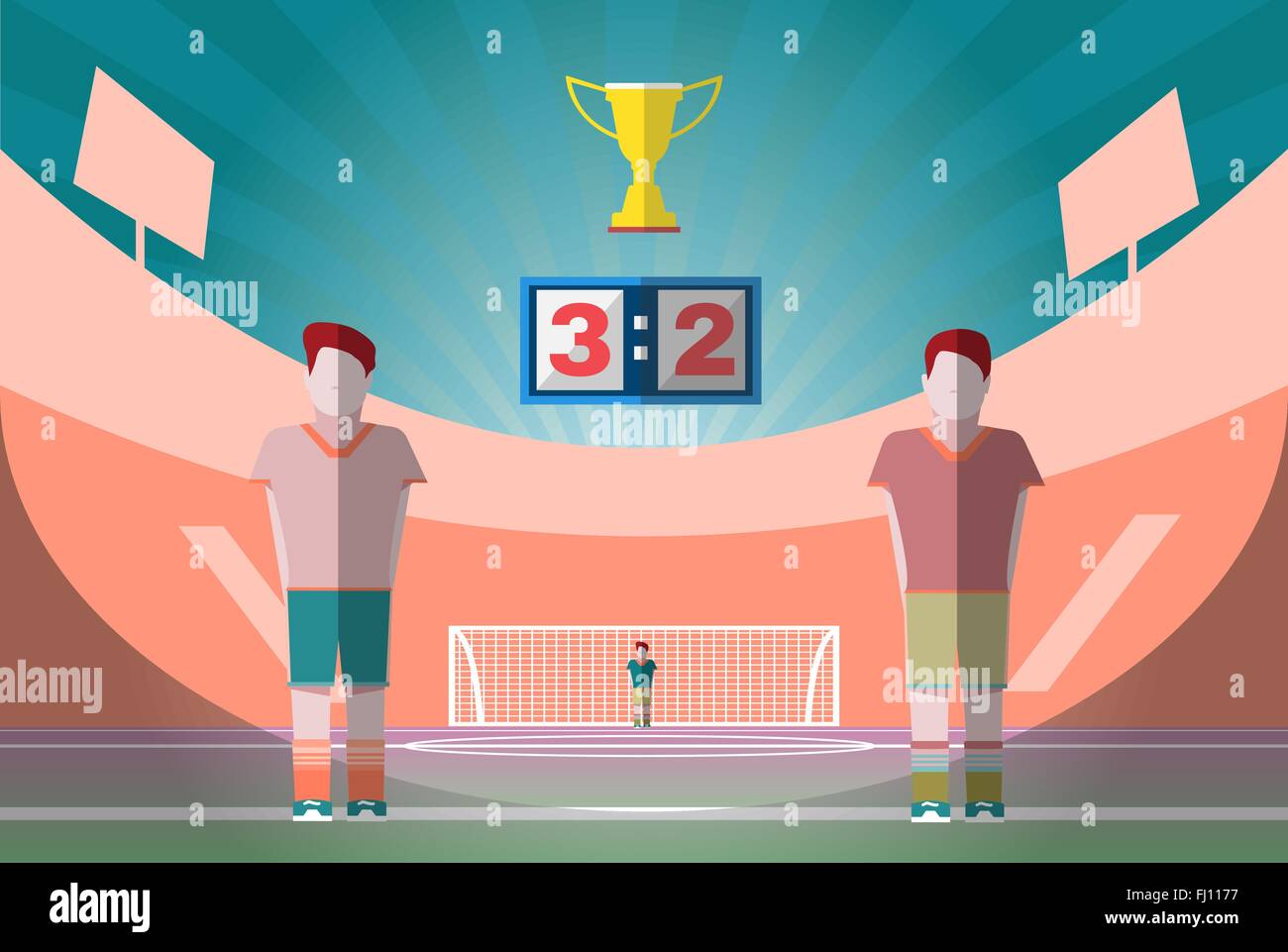 Playfield marking Stock Vector Images - Alamy