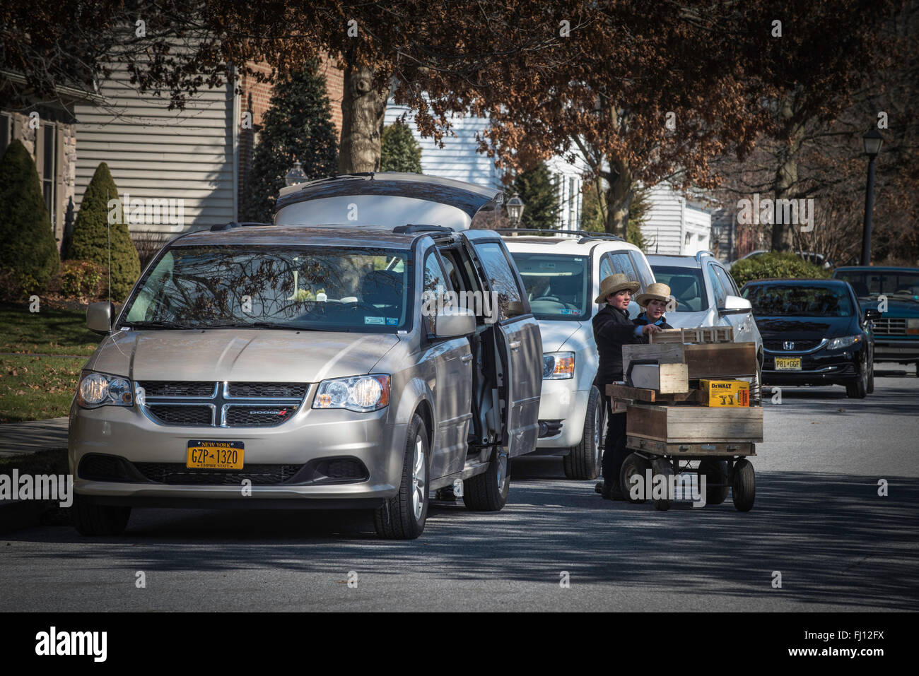 Lancaster, Pennsylvania, US. 27th Feb, 2016. Amish Mud Sale, held every ...
