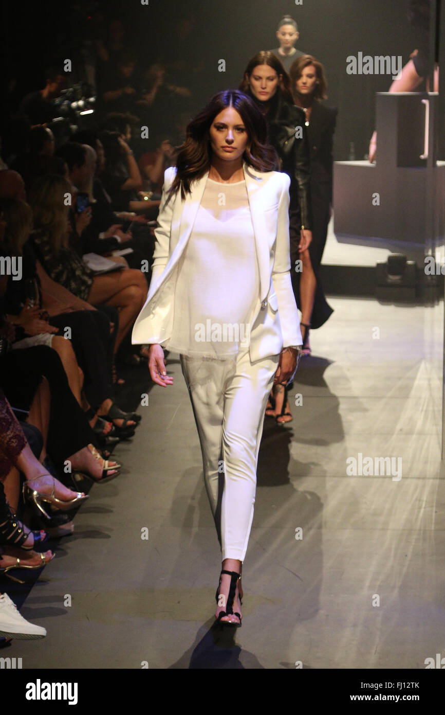 Sydney, 3 Feb 2016. Model Jesinta Campbell wears designs by Camilla and ...