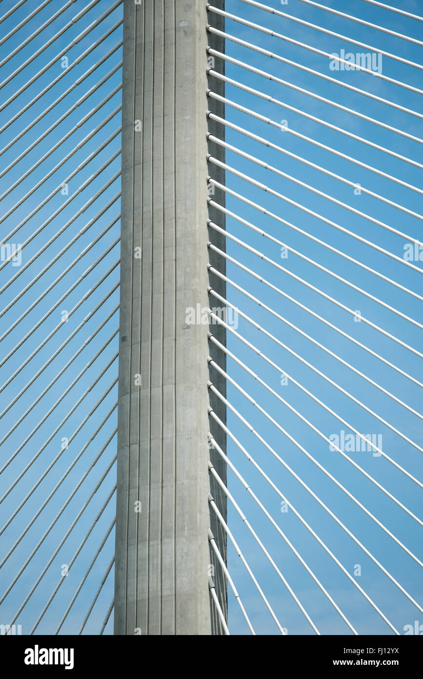 Centennial Bridge Cable Stay Panama City Panama // PANAMA CANAL, Panama ...