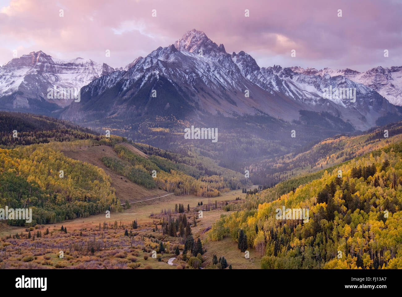 A stormy autumn morning in Colorado's Rocky Mountains Stock Photo - Alamy