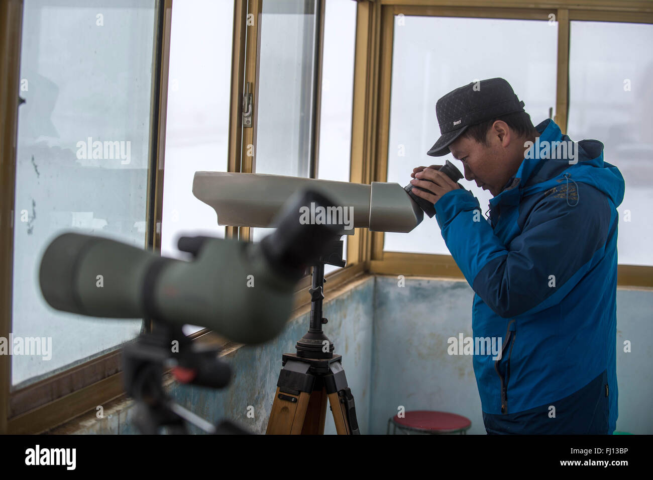 Dashanbao, China's Yunnan Province. 25th Feb, 2016. Zheng Yuanjian, a ...