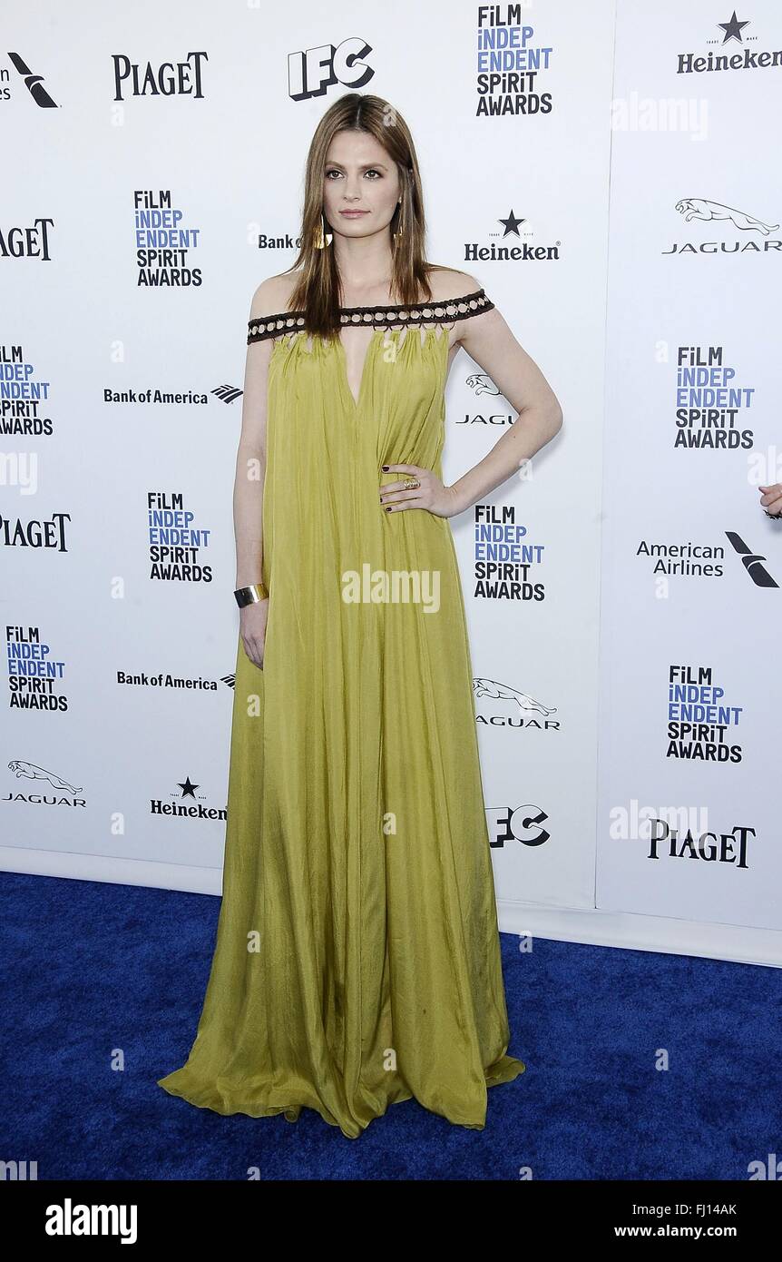 Santa Monica, CA. 27th Feb, 2016. Stana Katic at arrivals for 2016 Film ...