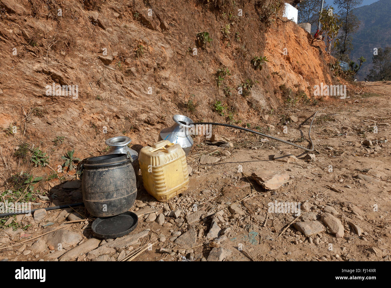 Nepal water supply hi-res stock photography and images - Alamy