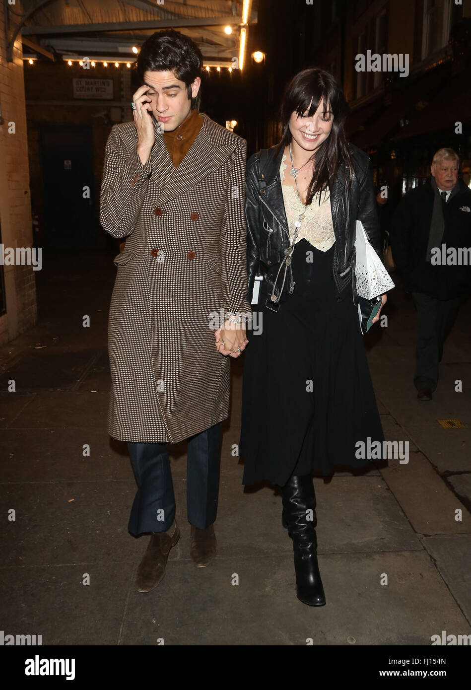 Daisy Lowe and her new boyfriend Tom Cohen seen stepping out for dinner ...