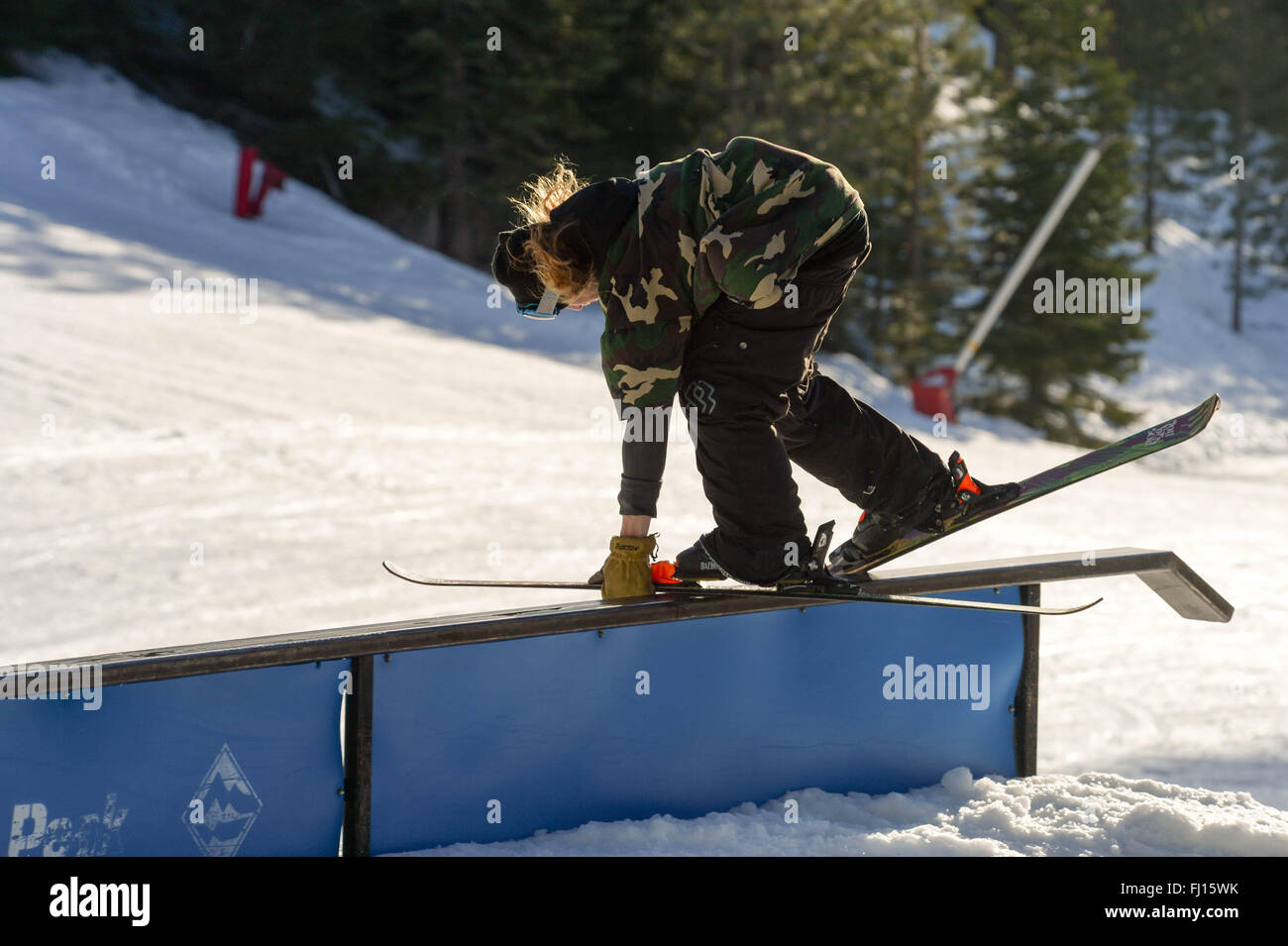 Incline Village, Nevada, US. 26th Feb, 2016. Jules Moore participates ...