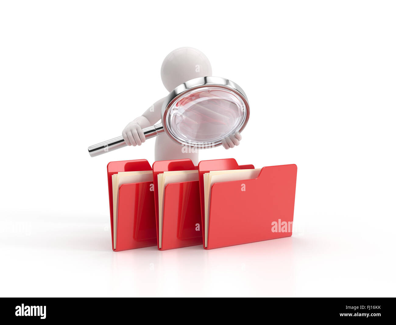 3d render small white Cut Out Stock Images & Pictures - Alamy