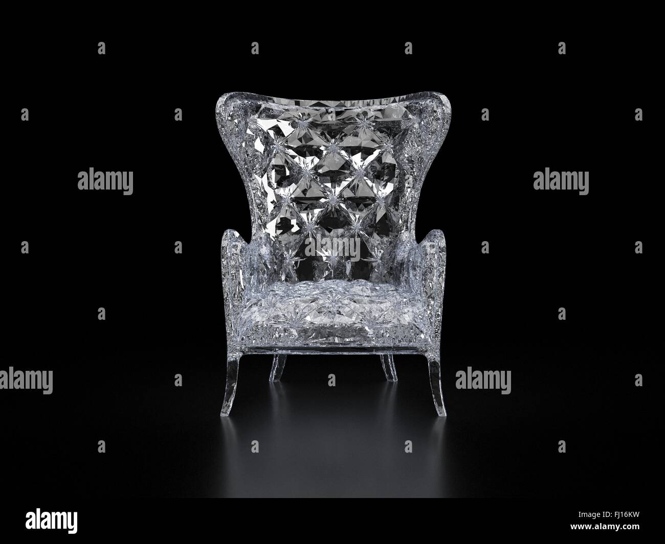 crystal chair luxury Stock Photo - Alamy
