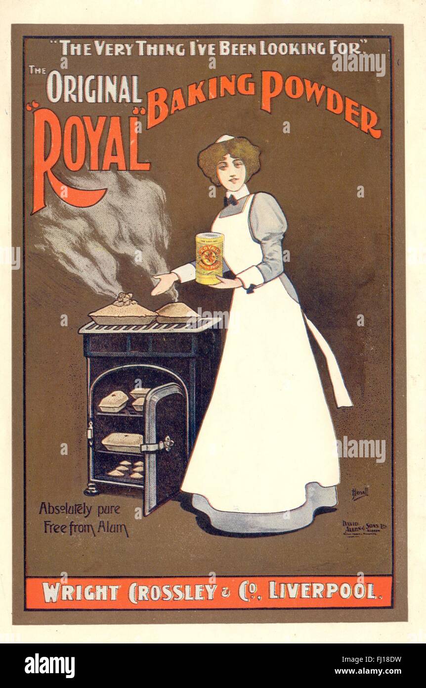 Royal baking powder 1900s hi-res stock photography and images - Alamy
