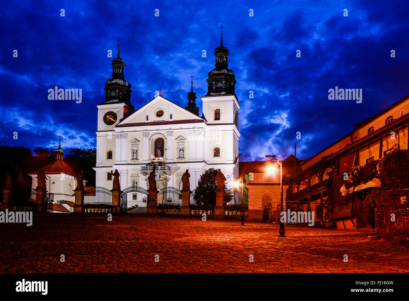Basilica in Kalwaria Zebrzydowska and chapels of Way of Cross ...