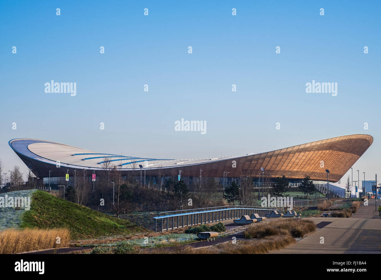 Velodrome Lee Valley VeloPark, Stratford, London, England, U.K Stock ...