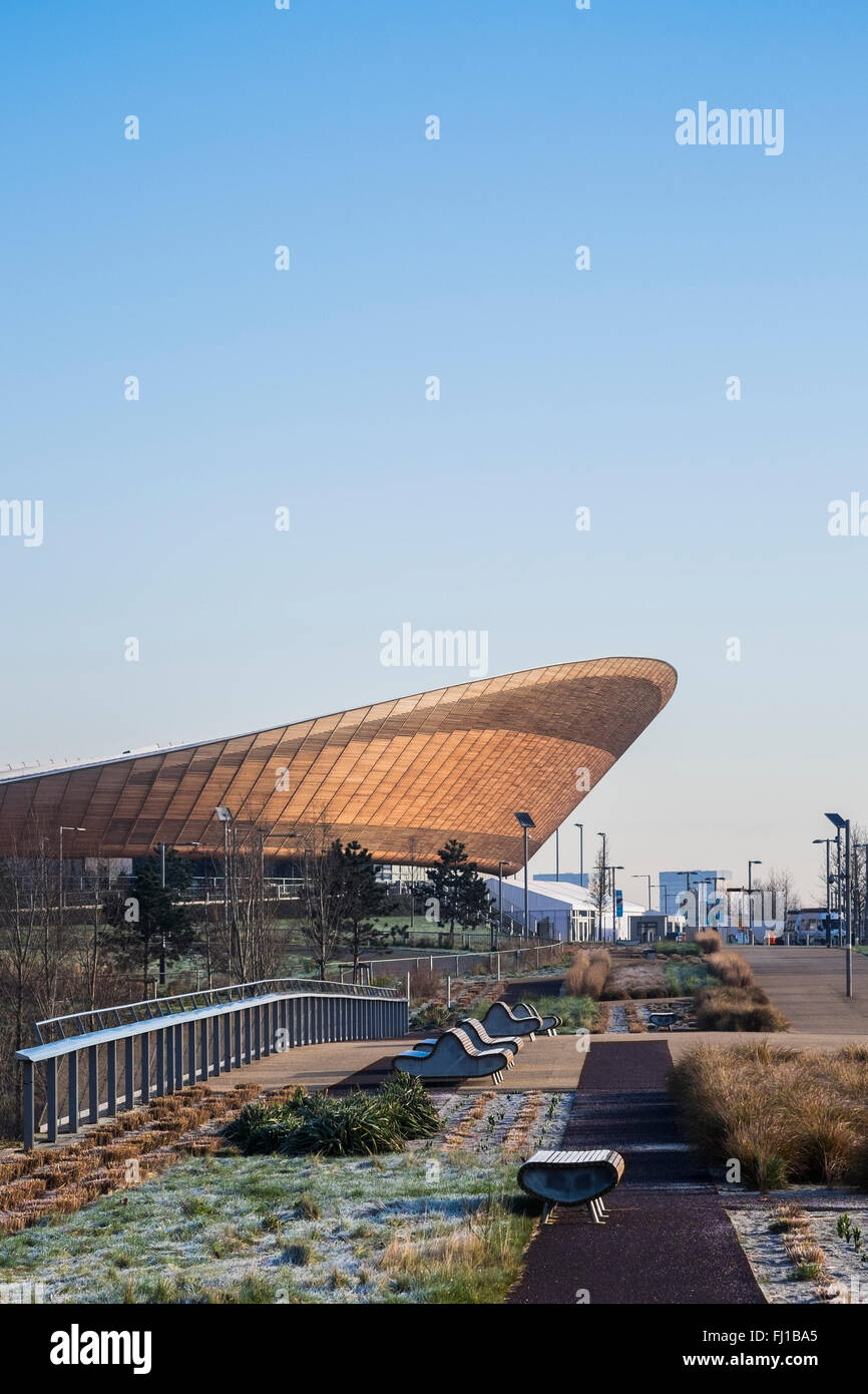 Velodrome Lee Valley VeloPark, Stratford, London, England, U.K Stock ...