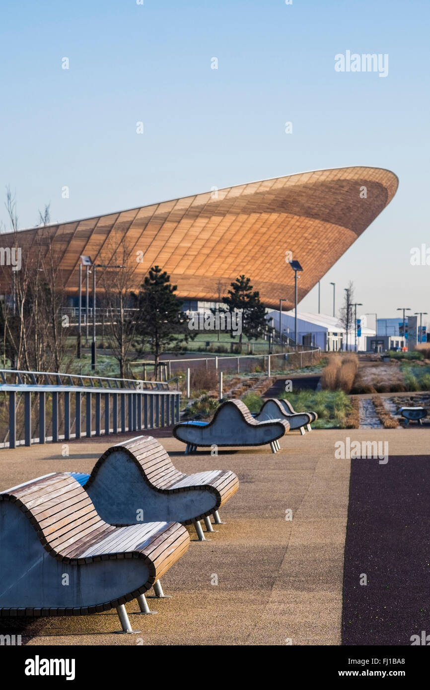 Velodrome Lee Valley VeloPark, Stratford, London, England, U.K Stock ...