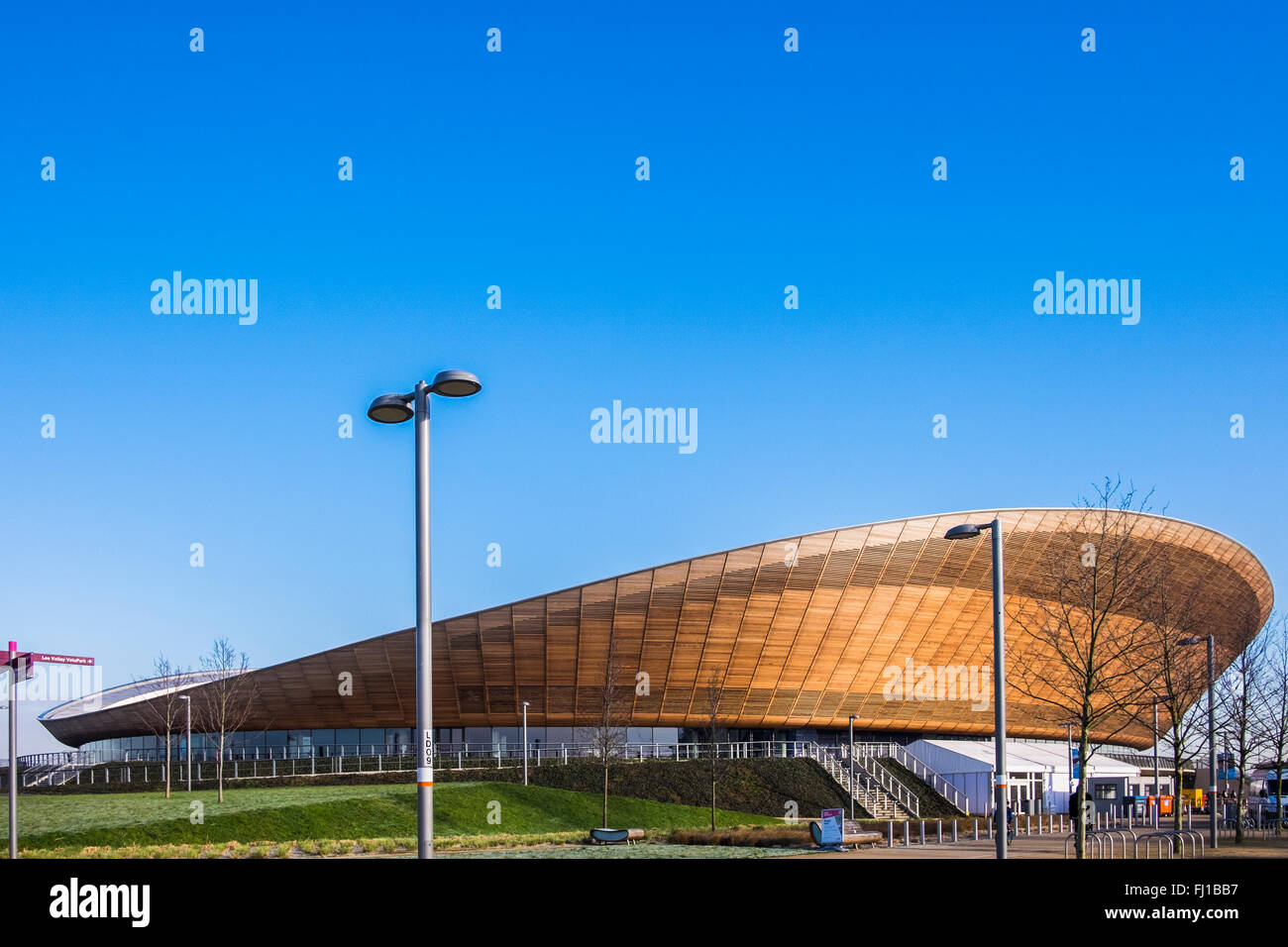 Velodrome Lee Valley VeloPark, Stratford, London, England, U.K Stock ...