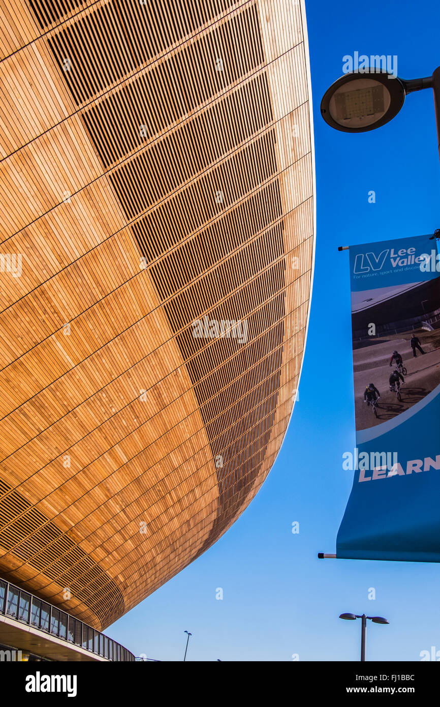 Velodrome Lee Valley VeloPark, Stratford, London, England, U.K Stock ...