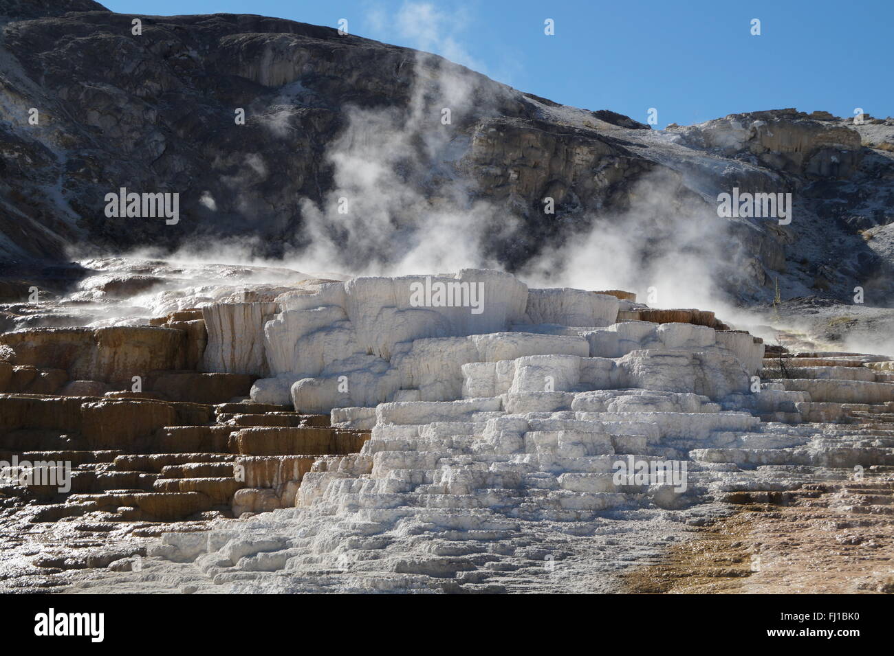 Mammoth hot springs yellowstone hi-res stock photography and images - Alamy