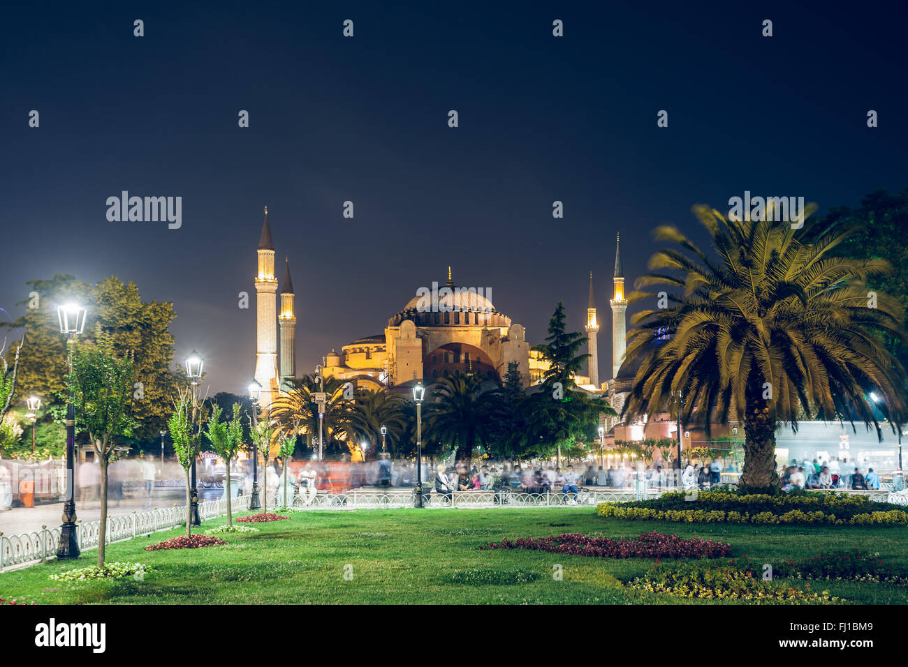 Night landscape of Istanbul Stock Photo - Alamy