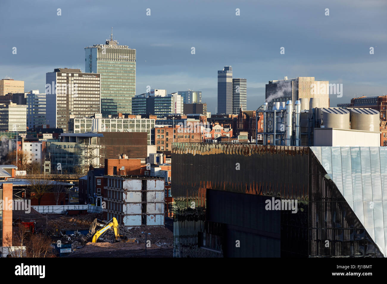 Manchester skyline view Stock Photo - Alamy