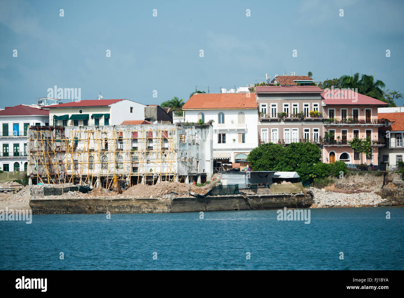 PANAMA CITY, Panama — Historic buildings of Casco Viejo on the ...