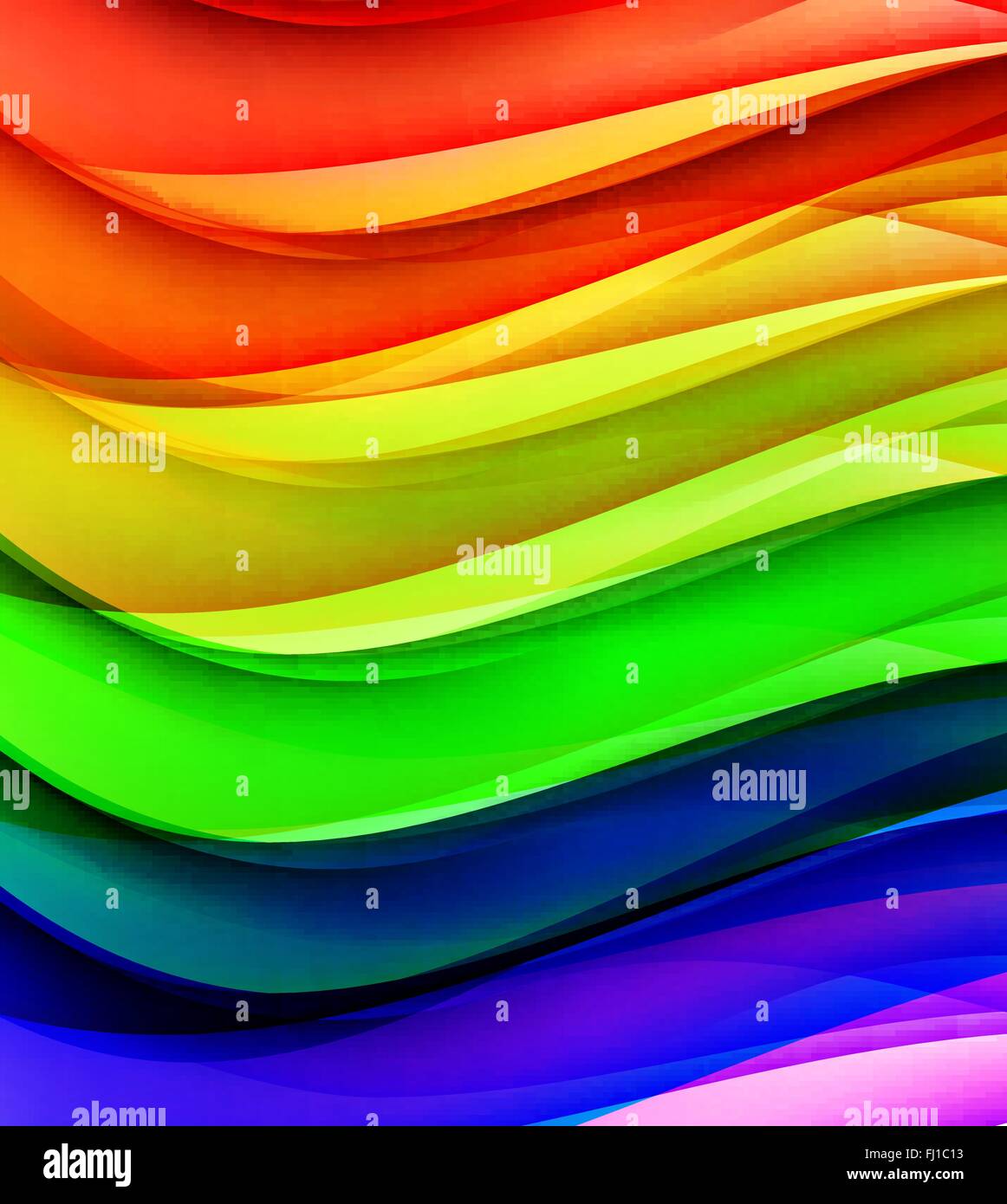 Abstract Colored Wave Background. Vector Illustration Stock Vector ...