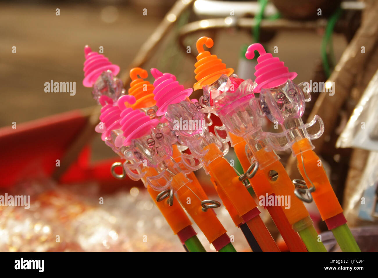 Designer pen caps Stock Photo - Alamy