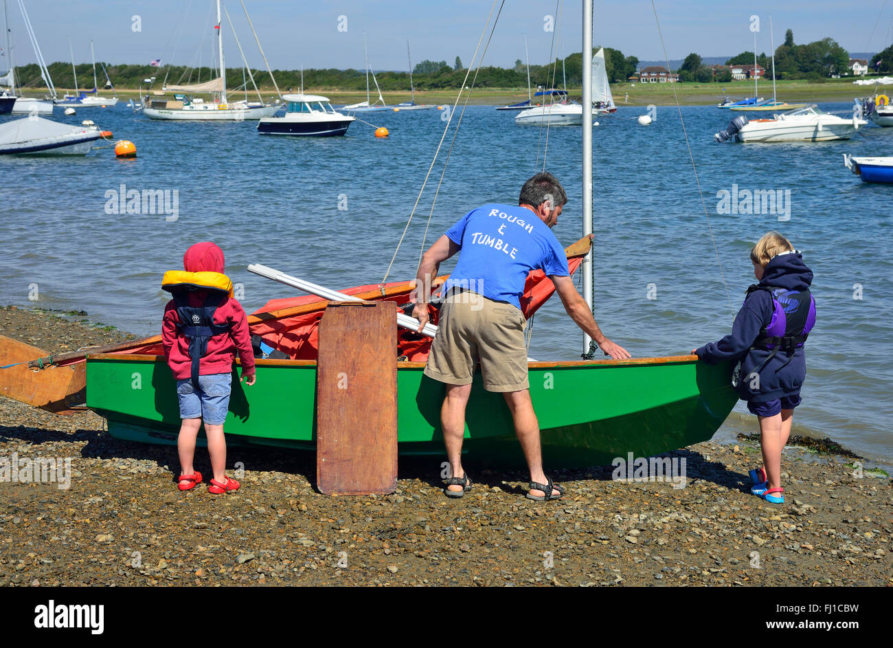 Children on the boat hi-res stock photography and images - Alamy