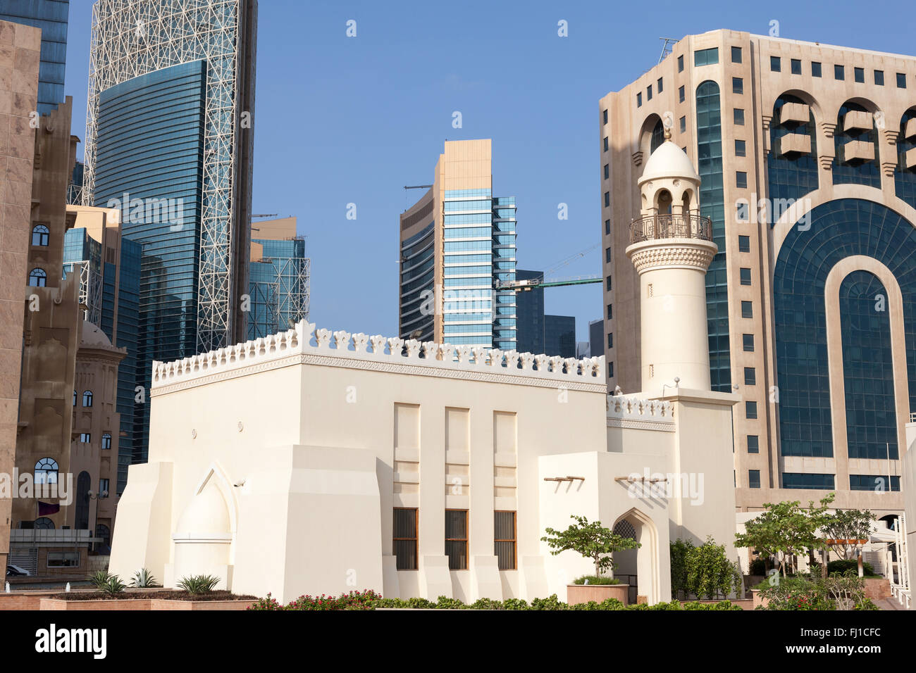 Mosque downtown in Doha, Qatar Stock Photo - Alamy