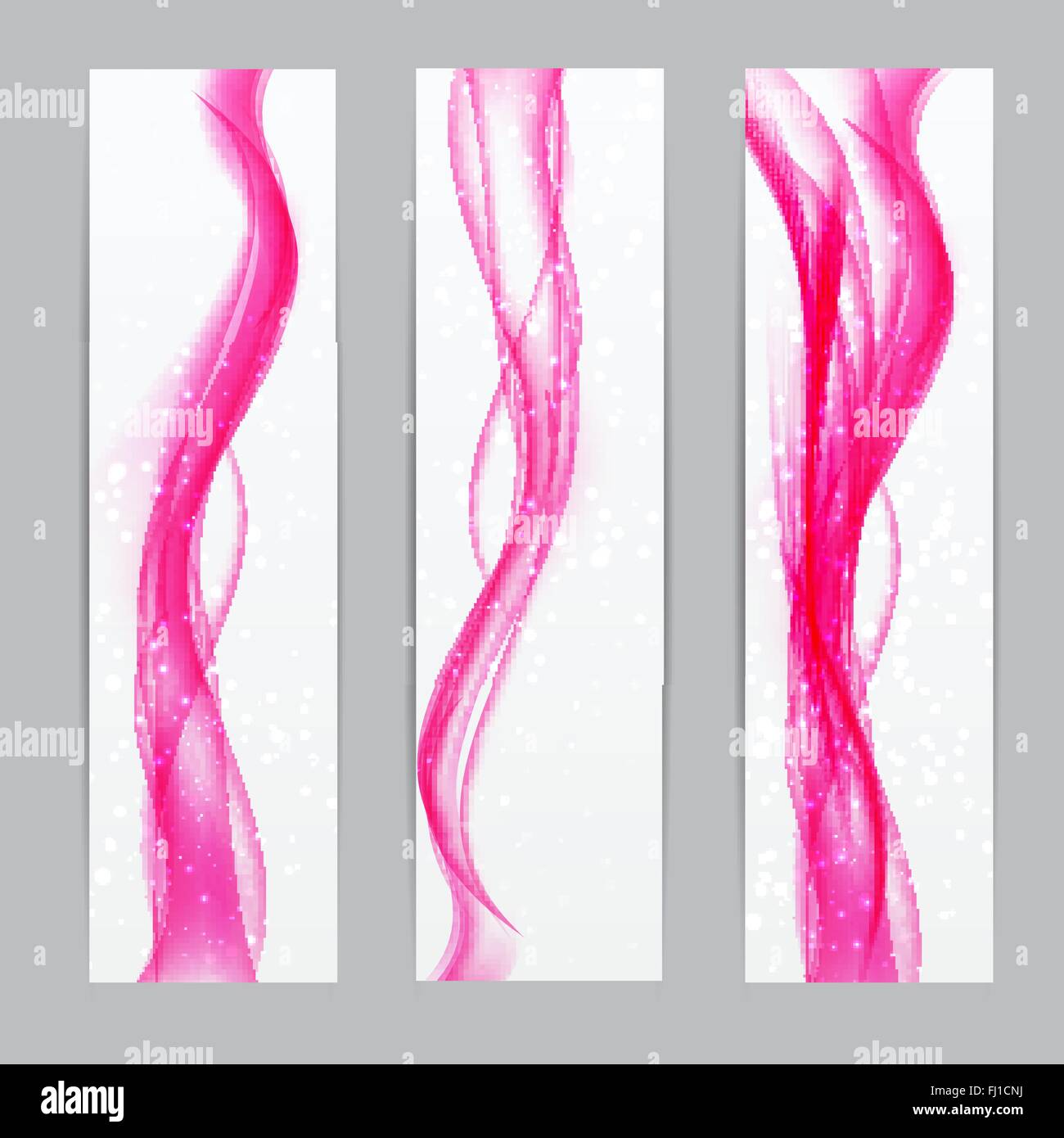 Abstract Colored Wave Header Background. Vector Illustration Stock ...