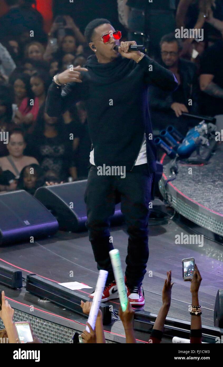 Las Vegas, NV, USA. 27th Feb, 2016. Trey Songz in attendance for Trey ...