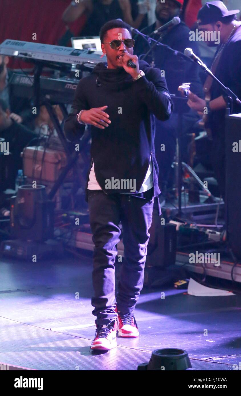 Las Vegas, NV, USA. 27th Feb, 2016. Trey Songz in attendance for Trey ...