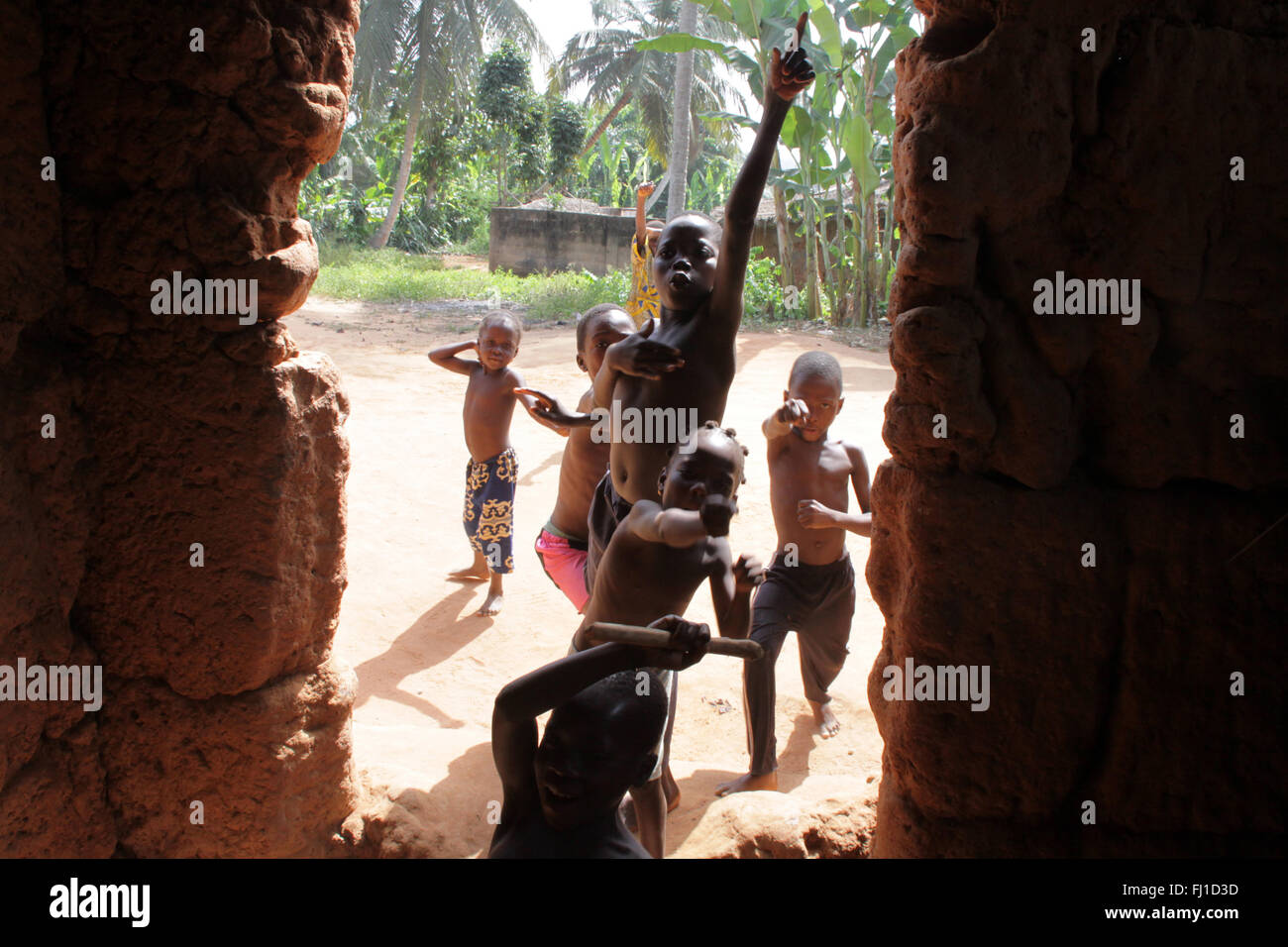 Benin people and places Stock Photo - Alamy