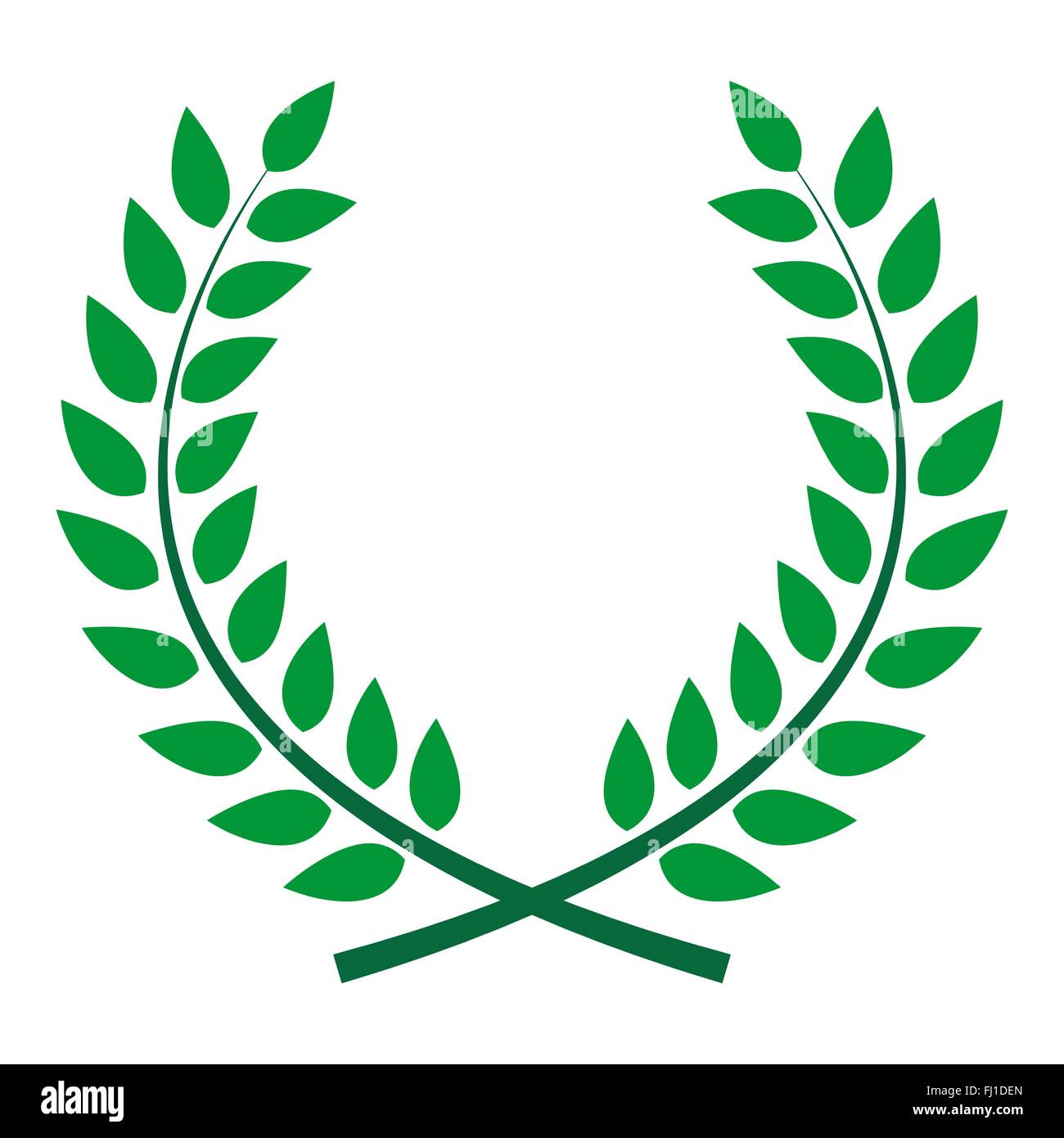 Award Laurel Wreath. Winner Leaf label, Symbol of Victory. Vect Stock ...