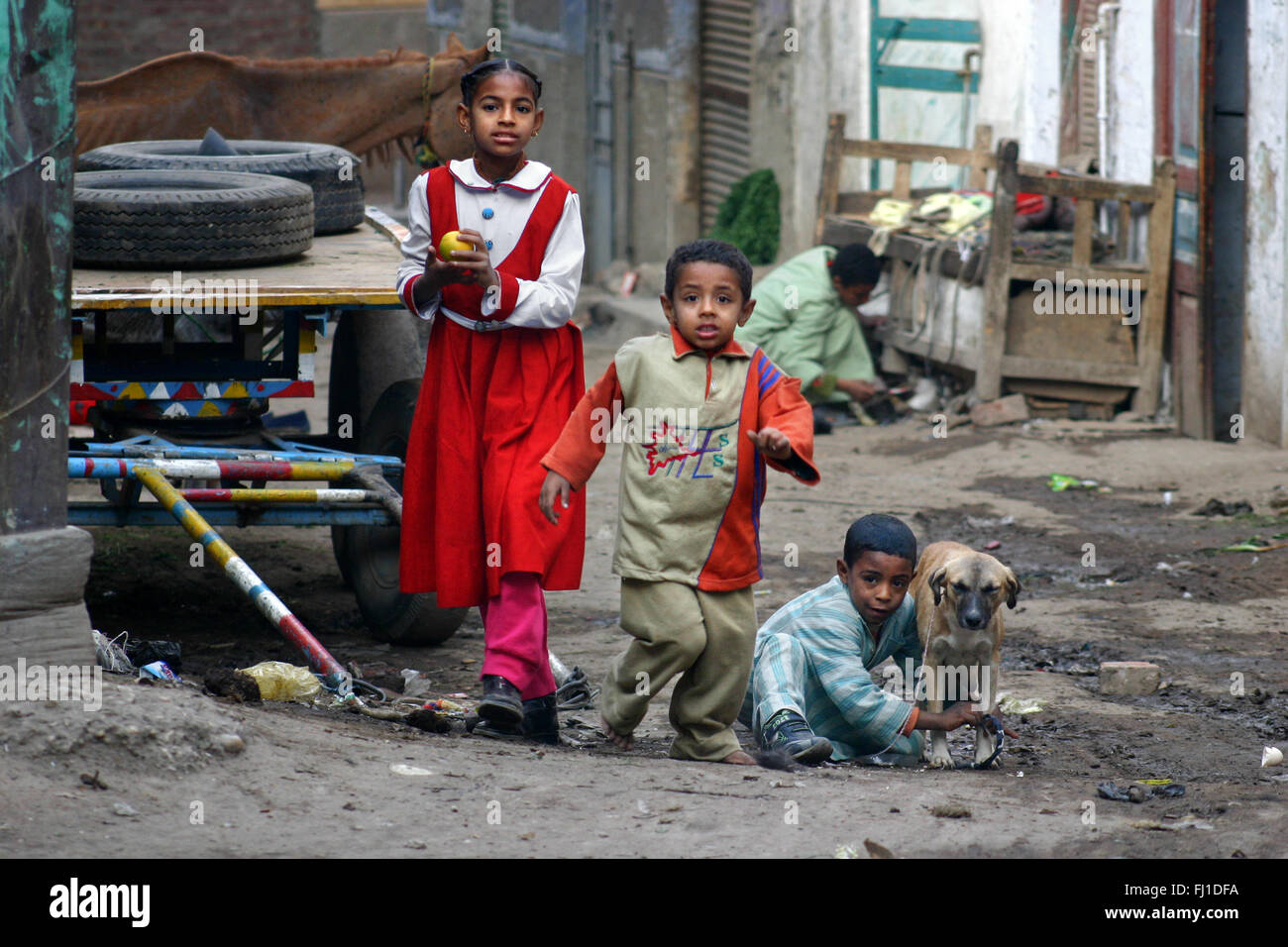 Egypt people and places Stock Photo - Alamy