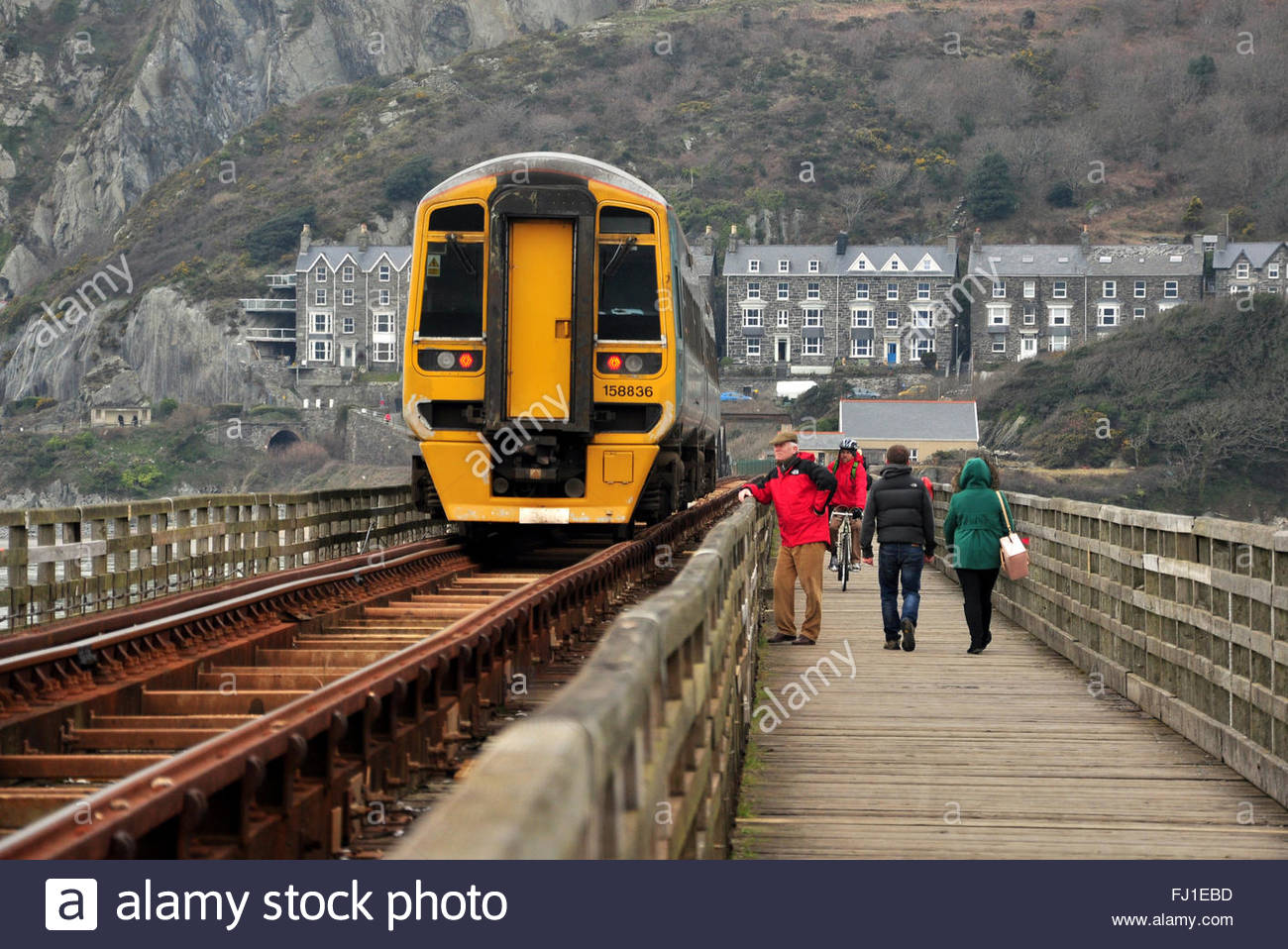 Crossing A Railway Bridge Stock Photos & Crossing A Railway Bridge ...