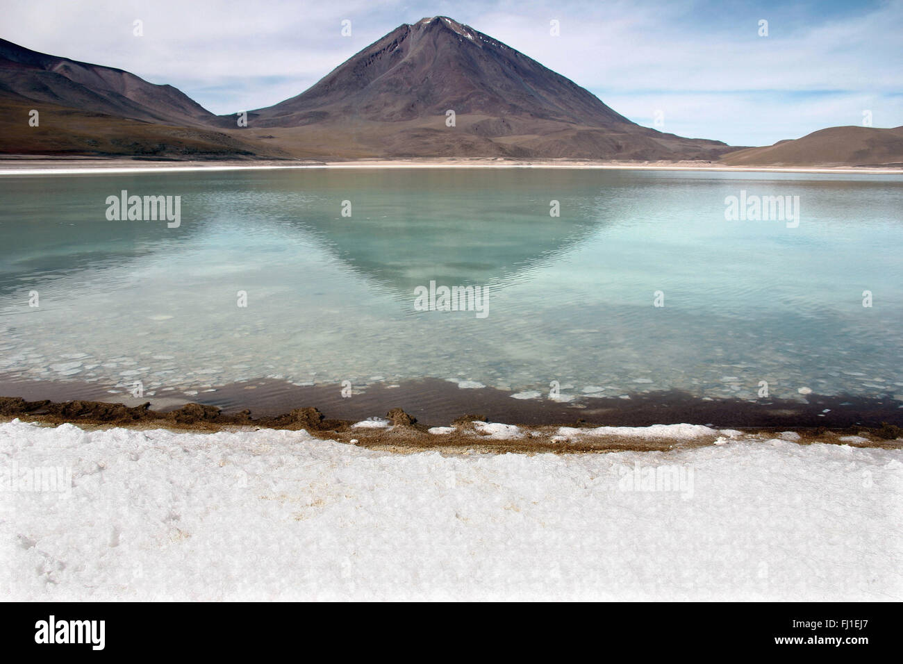 Bolivia landscape of Laguna Verde Stock Photo - Alamy