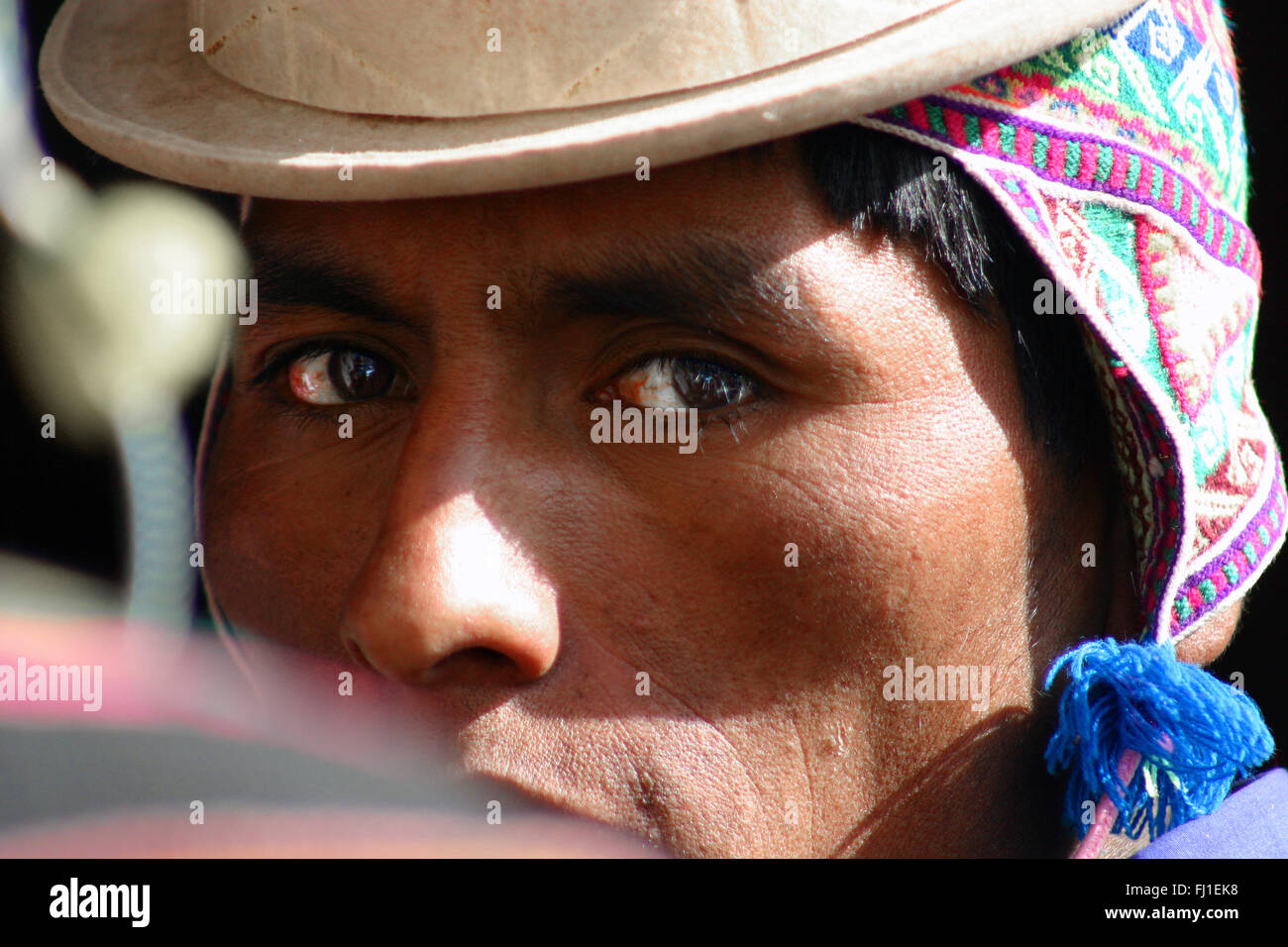 Portrait of Bolivian in La Paz Bolivia Stock Photo - Alamy