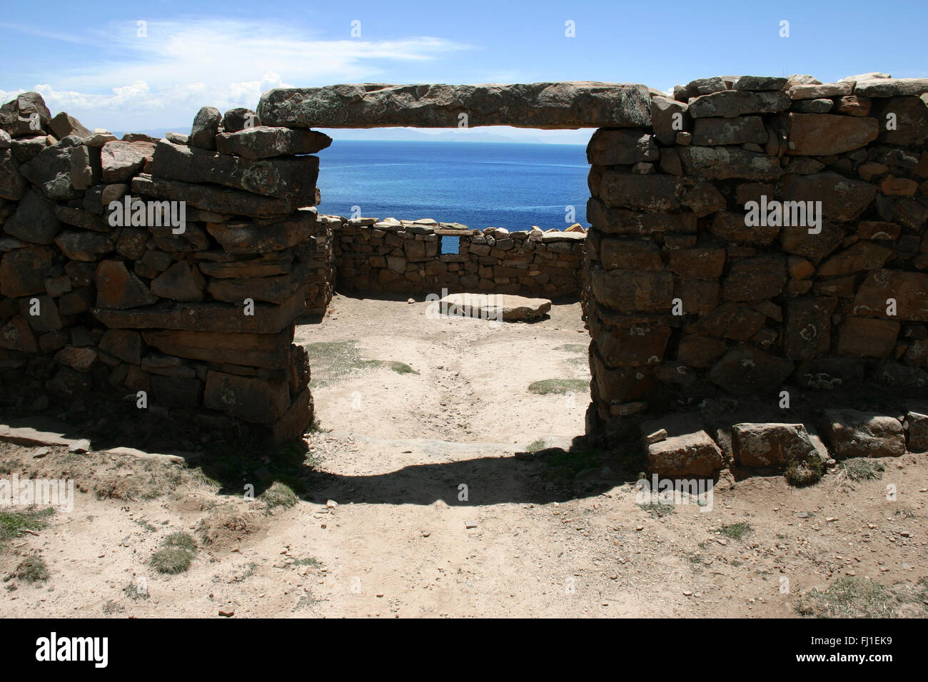 Chincana Labyrinth, Isla del Sol, Bolivia Stock Photo - Alamy